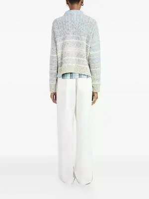 Proenza Schouler White Label Ivara Striped Sweater - Blue