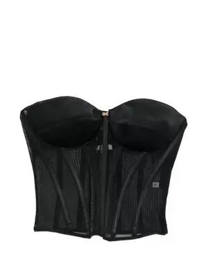 Elisabetta Franchi Mesh Corset Top