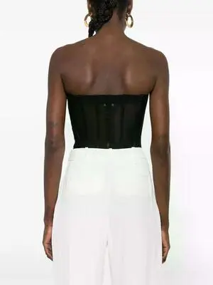 Elisabetta Franchi Mesh Corset Top