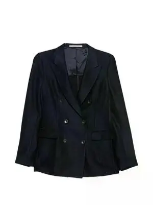Tagliatore Double-breasted Front-pocket Blazer - Blue