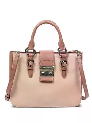 Miu Miu Leather Tote Bag - Pink