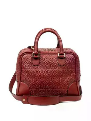 Loewe Amazona Embossed Leather Handbag