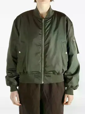 Auralee Zip Pocket Bomber Jacket