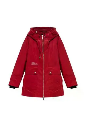 Dsquared2 Hooded Pocket Coat - Red