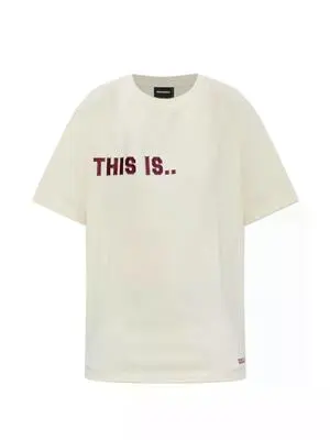 Dsquared2 Embroidered T-shirt - Neutrals