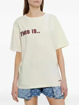 Dsquared2 Embroidered T-shirt - Neutrals