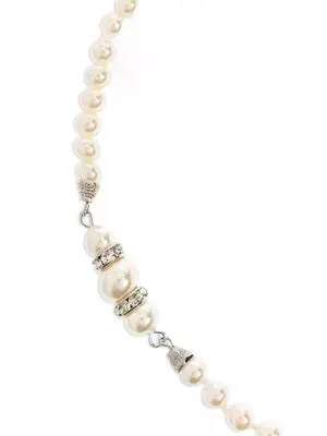 Alessandra Rich Pearl And Stone Embellished Necklace