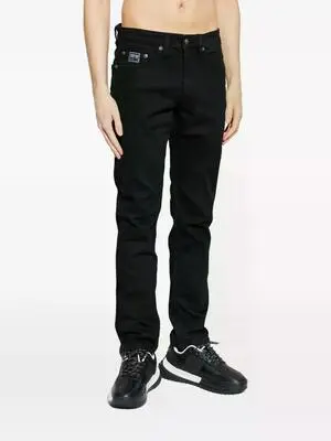 Versace Logo Patch Jeans