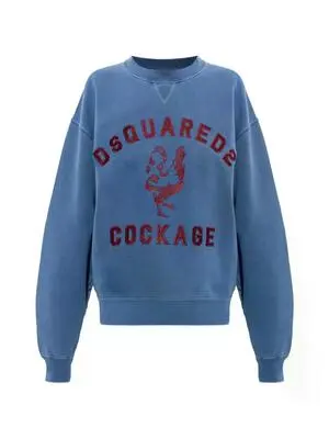 Dsquared2 Embroidered Crew Neck Sweatshirt
