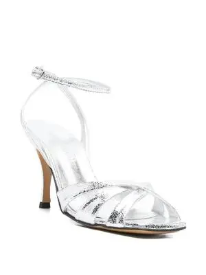 GUGLIELMO ROTTA Abelie Twisted Leather Sandals