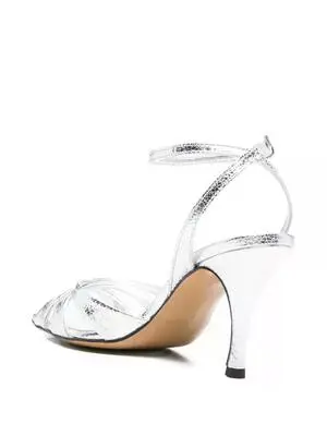 GUGLIELMO ROTTA Abelie Twisted Leather Sandals