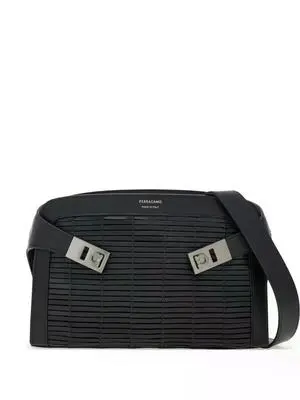 FERRAGAMO Hug Crossbody Bag - Black