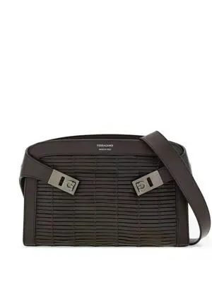 FERRAGAMO Hug Crossbody Bag - Brown