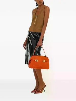 FERRAGAMO Hug Soft Shoulder Bag - Orange