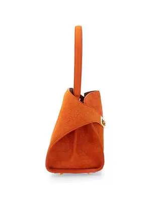 FERRAGAMO Hug Soft Shoulder Bag - Orange