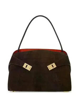 FERRAGAMO Hug Soft Shoulder Bag - Brown