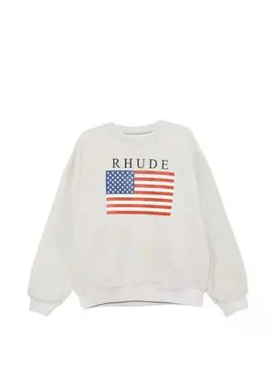 Rhude Flag-print Sweatshirt