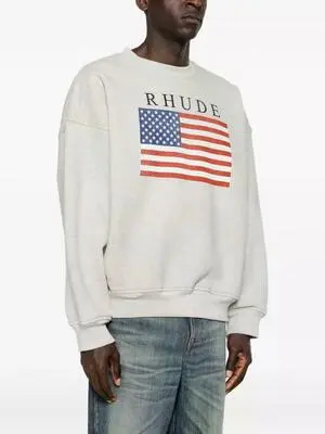 Rhude Flag-print Sweatshirt