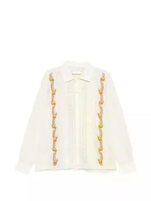 BAZISZT Sefservy Lace Shirt - Neutrals
