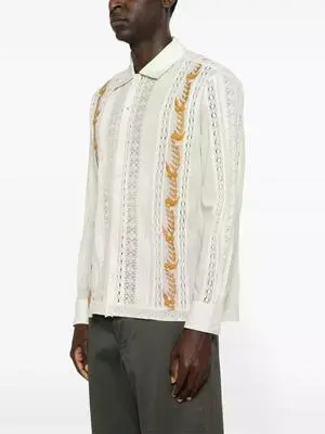 BAZISZT Sefservy Lace Shirt - Neutrals