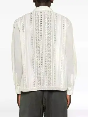 BAZISZT Sefservy Lace Shirt - Neutrals