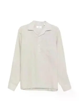 LARDINI Button-up Pocket T-shirt - Neutrals