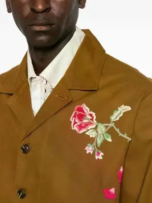 BAZISZT Peculia Floral-embroidered Jacket