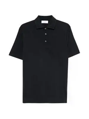 LARDINI Buttoned Polo Shirt - Blue
