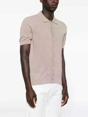 Tagliatore Button Ribbed Shirt