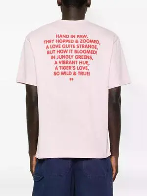 Kenzo Graphic Print T-shirt - Pink