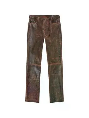 DIESEL® P-nuri Leather Trousers