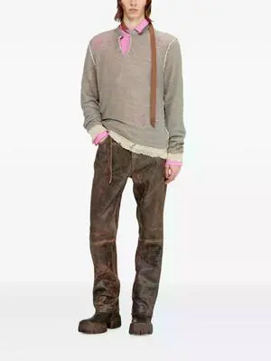 DIESEL® K-daianeris Long Sleeve Sweater - Neutrals