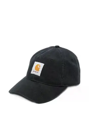 Carhartt Work In Progress Canvas Logo-Patch Baseball Cap Black