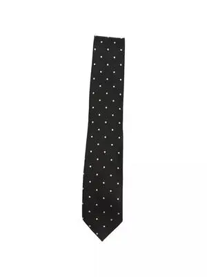 TOM FORD Polka-dot Tie - Black