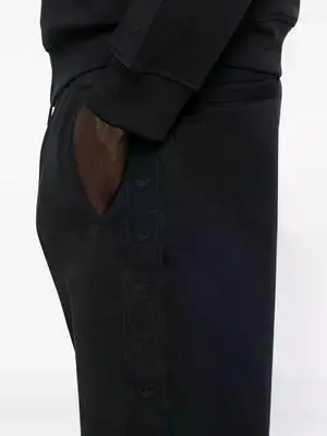 Emporio Armani Side Trim Trousers - Black