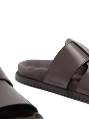 Dolce & Gabbana Logo-detail Sandals - Brown