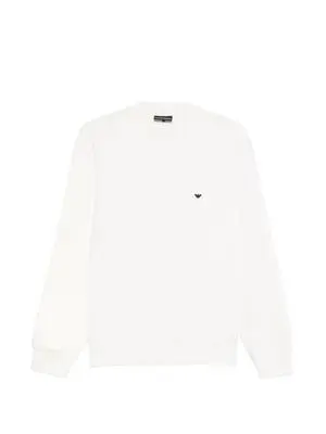 Emporio Armani Logo Detail Sweatshirt - Neutrals