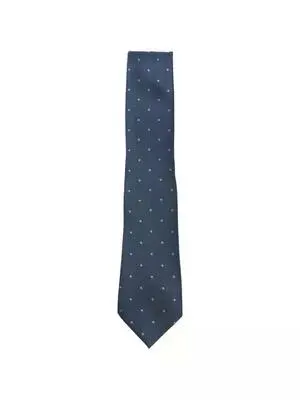 TOM FORD Polka Dot Tie - Blue
