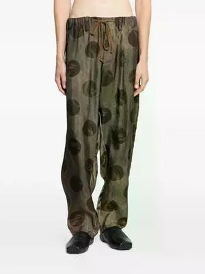 UMA WANG Printed Trousers