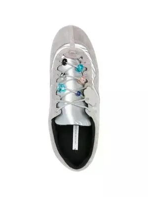 Cecilie Bahnsen Blaise Embellished Sneakers - Grey