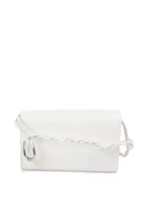 JIL SANDER Tangle Leather Shoulder Bag