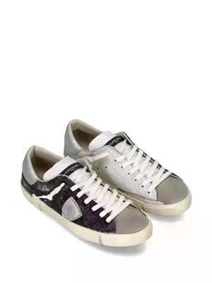 Philippe Model Prsx Low Metallic Panel Sneakers