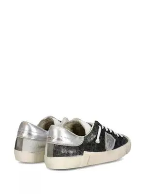 Philippe Model Prsx Low Metallic Panel Sneakers