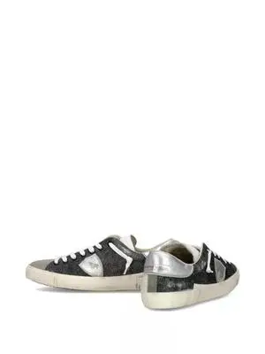Philippe Model Prsx Low Metallic Panel Sneakers