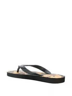 Versace Logo-detail Flip-flops - Black