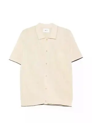 Nn07 Nalo Buttoned Polo Shirt - Neutrals