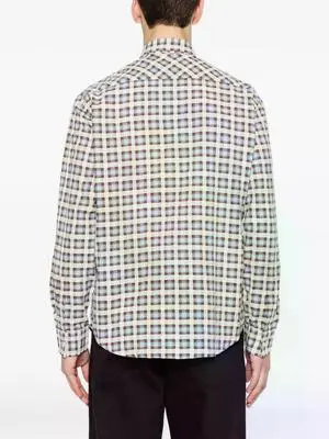 Nn07 Deon Check Shirt - Blue