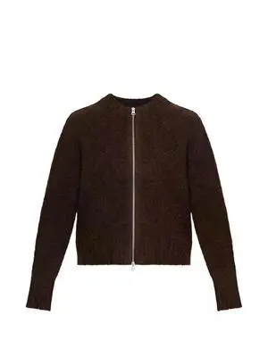 SAMSOE SAMSOE Zip-up Cardigan - Brown