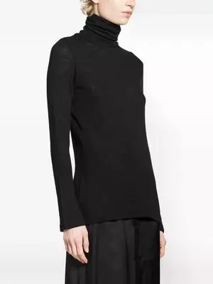 Yohji Yamamoto Wool High Neck Top