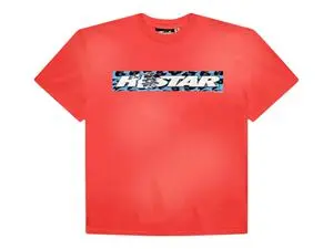 HELLSTAR Box Logo Tee Shirt - Red